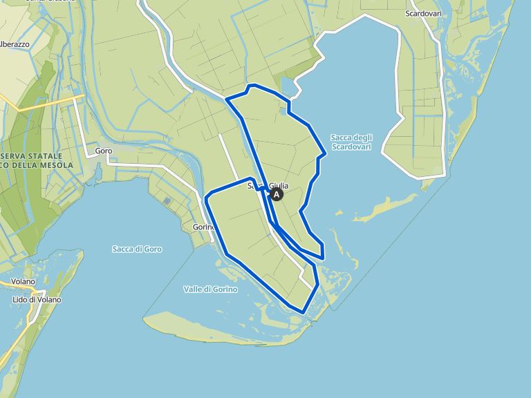 Valle di Gorino e Sacca degli Scardovari – Anello per e-Bike by ...